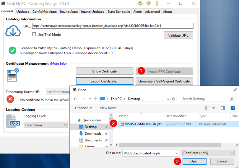 Create PKI WSUS Signing Cert with AD CS