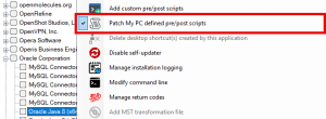 Right-Click Options for Updates & Applications - Patch My PC