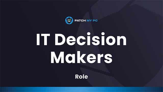 Custom Endpoint Management for IT Managers - Patch My PC