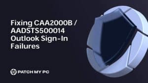 Fix Outlook Sign-In Error CAA2000B / AADSTS500014