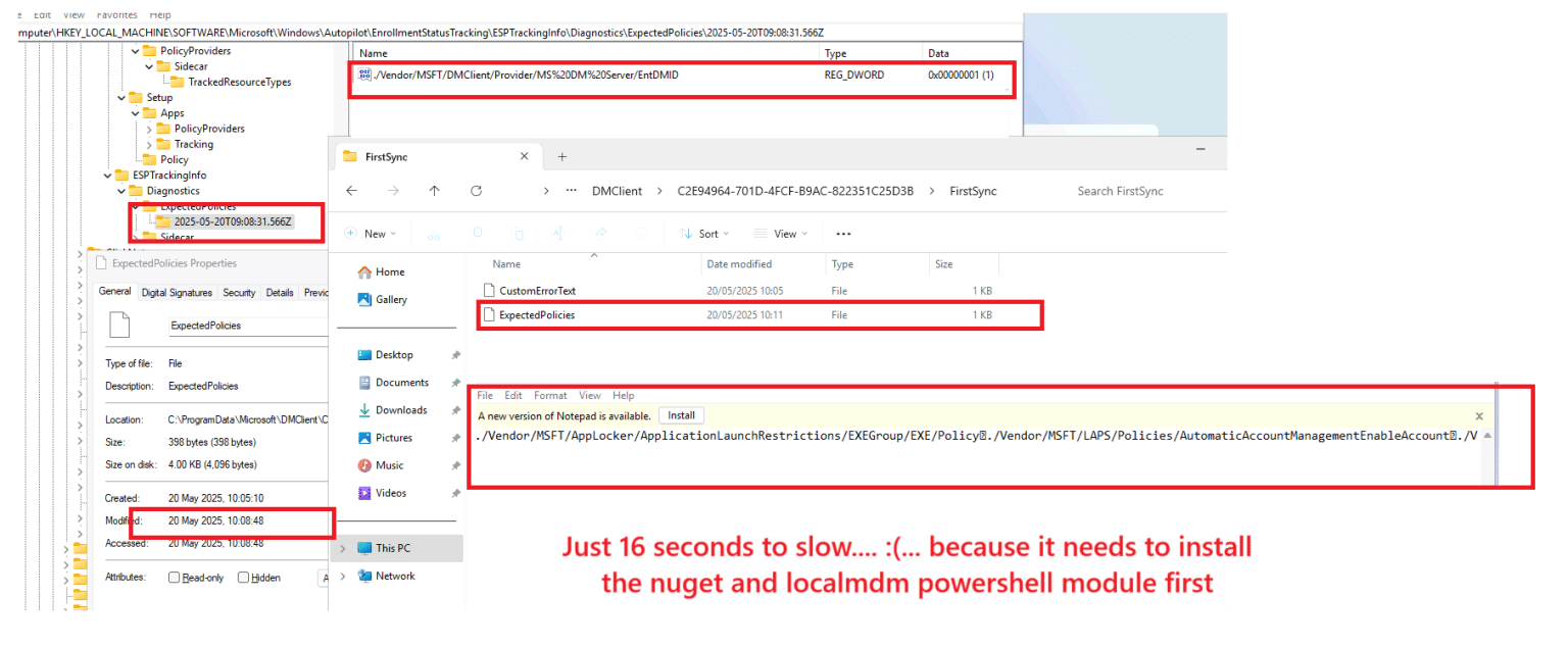 How the ESP Tracks Security Policies During Windows Autopilot - Patch My PC