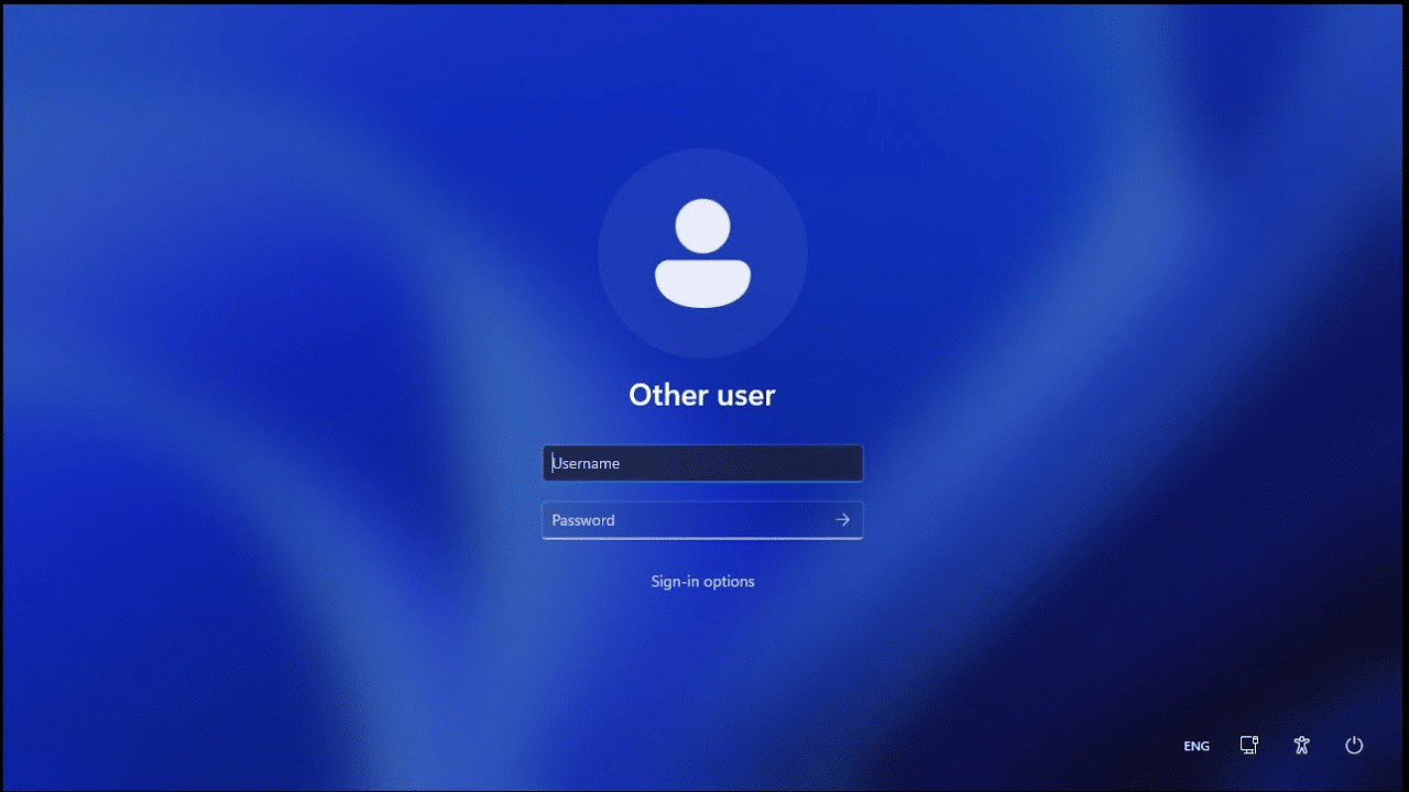Autopilot Unexpected Reboot: Autopilot second login screen