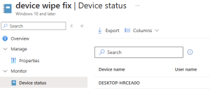 Intune Remote Wipe ending up in “Something went wrong” (0x800f0991)?