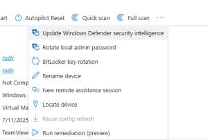 Intune Remote Wipe ending up in “Something went wrong” (0x800f0991)?