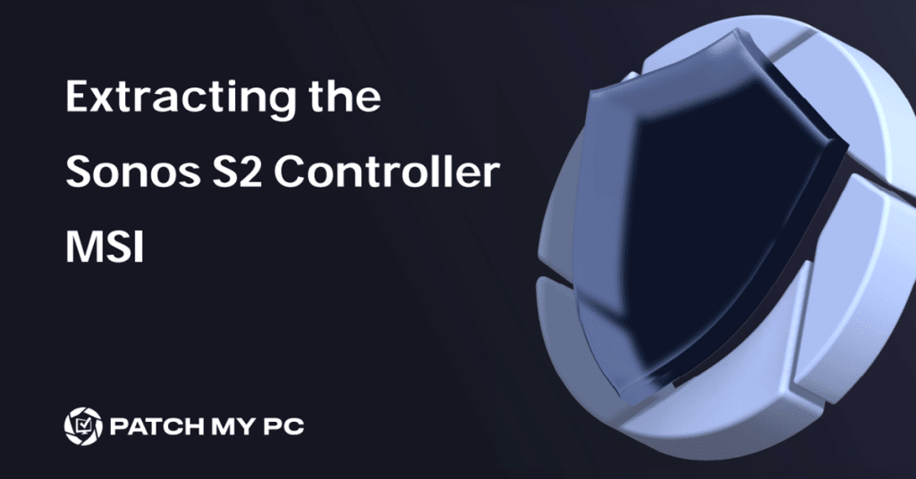 Extract the Sonos S1/S2 Controller Installer MSI
