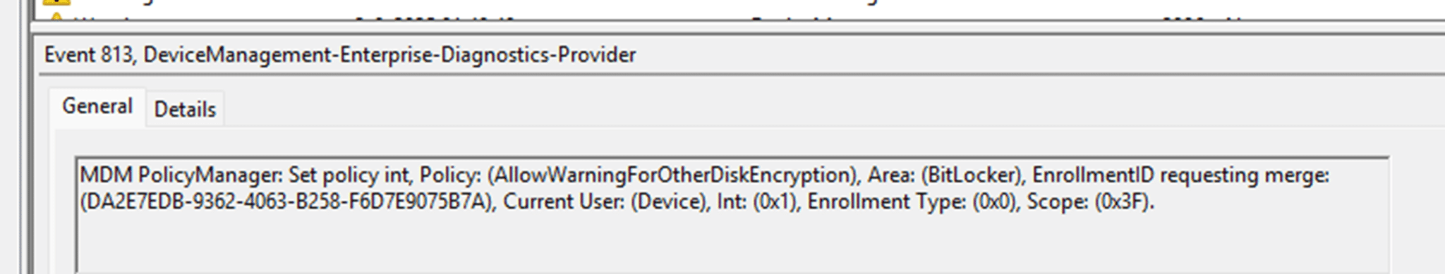BitLocker Policies Failing in Intune with 65000 during Autopilot