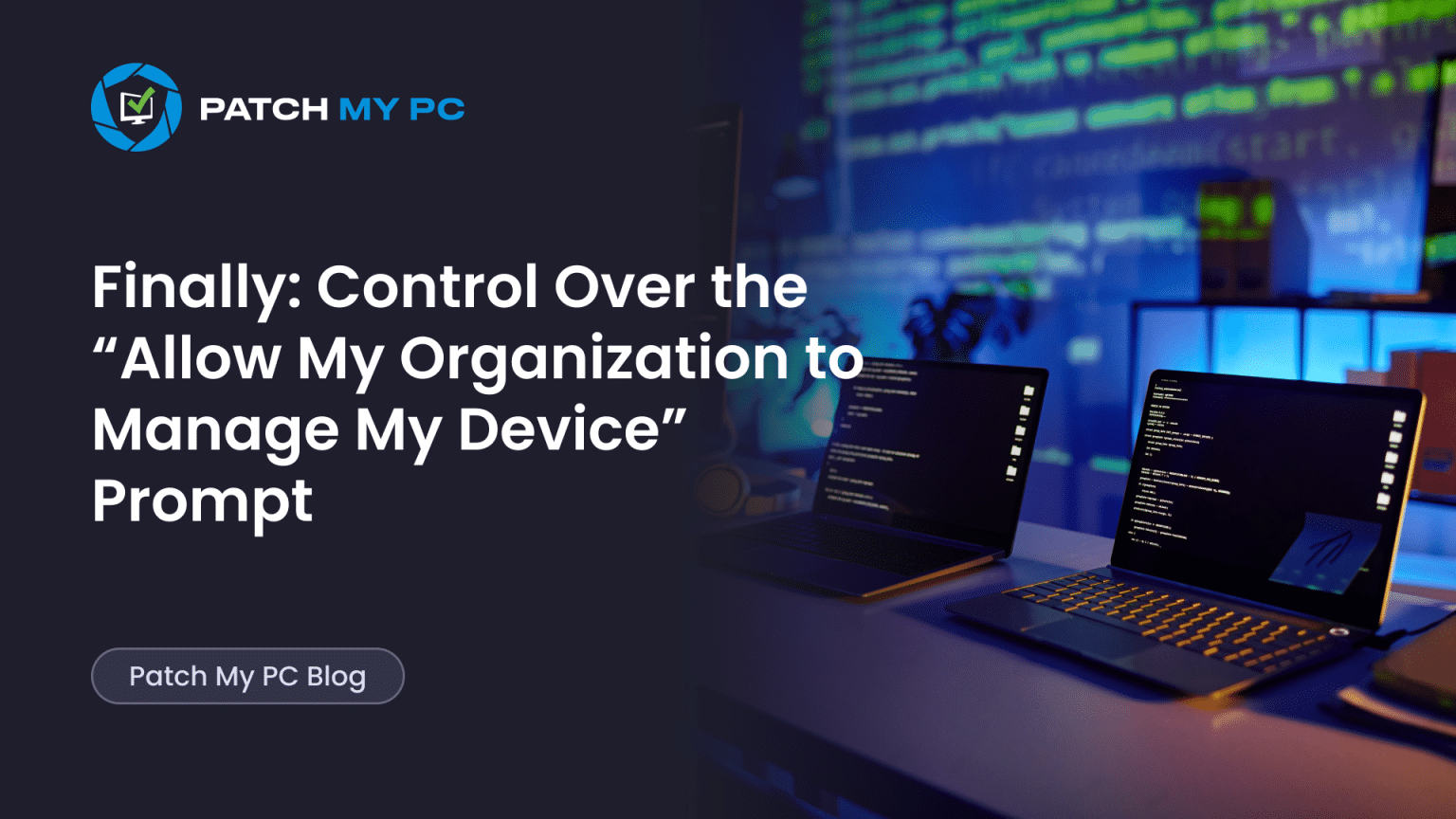 Control the “Allow My Organization to Manage My Device” Prompt
