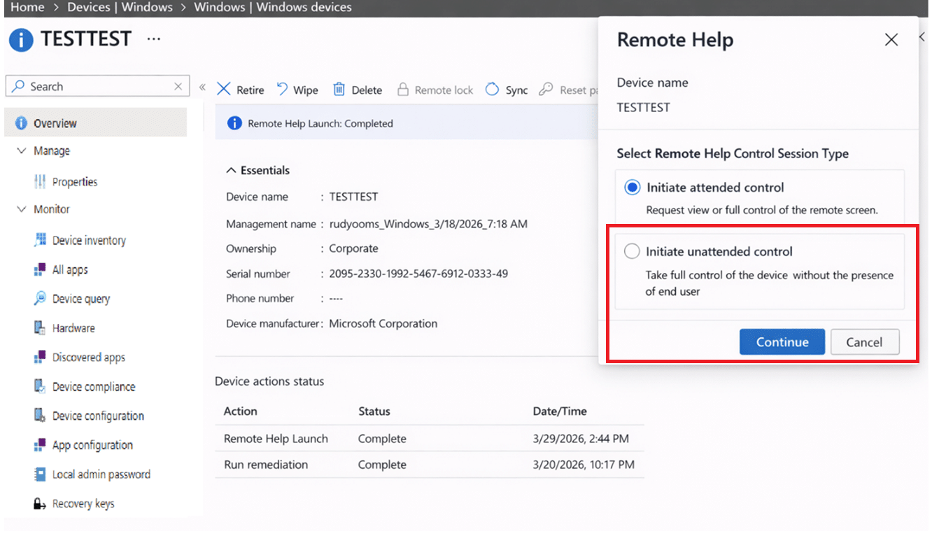 Unattended Remote Help for Windows - Patch My PC